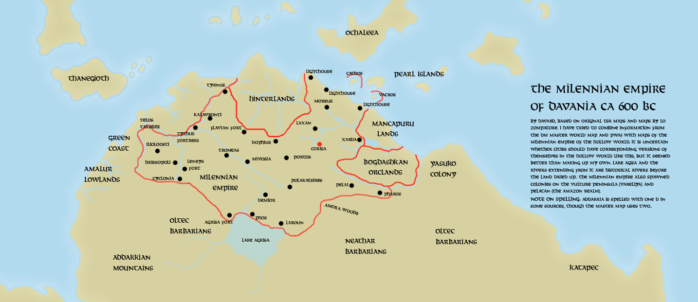 The Milenian Empire of Davania - The Piazza